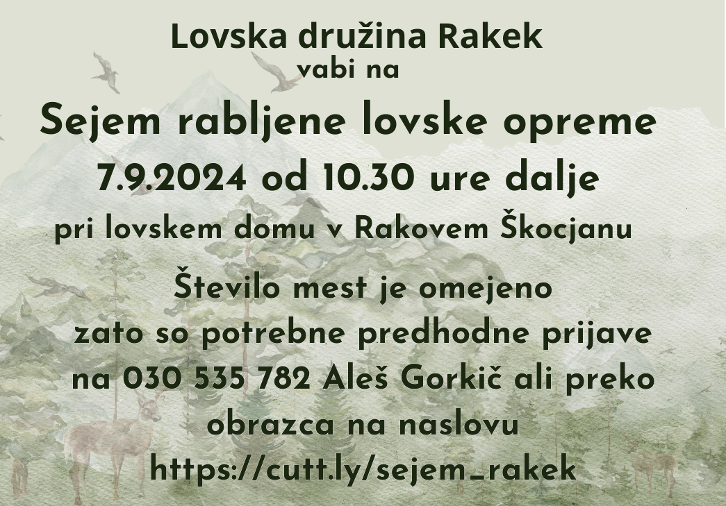 LD Rakek – Lovska zveza Slovenije